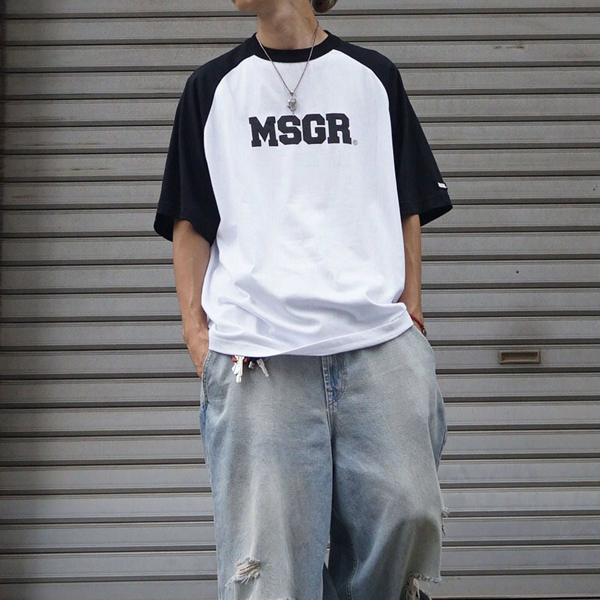 MSGR Tシャツ / MSGR 20 BLOCK LOGO RAGLAN TEE – boil FUKUOKA WEB STORE