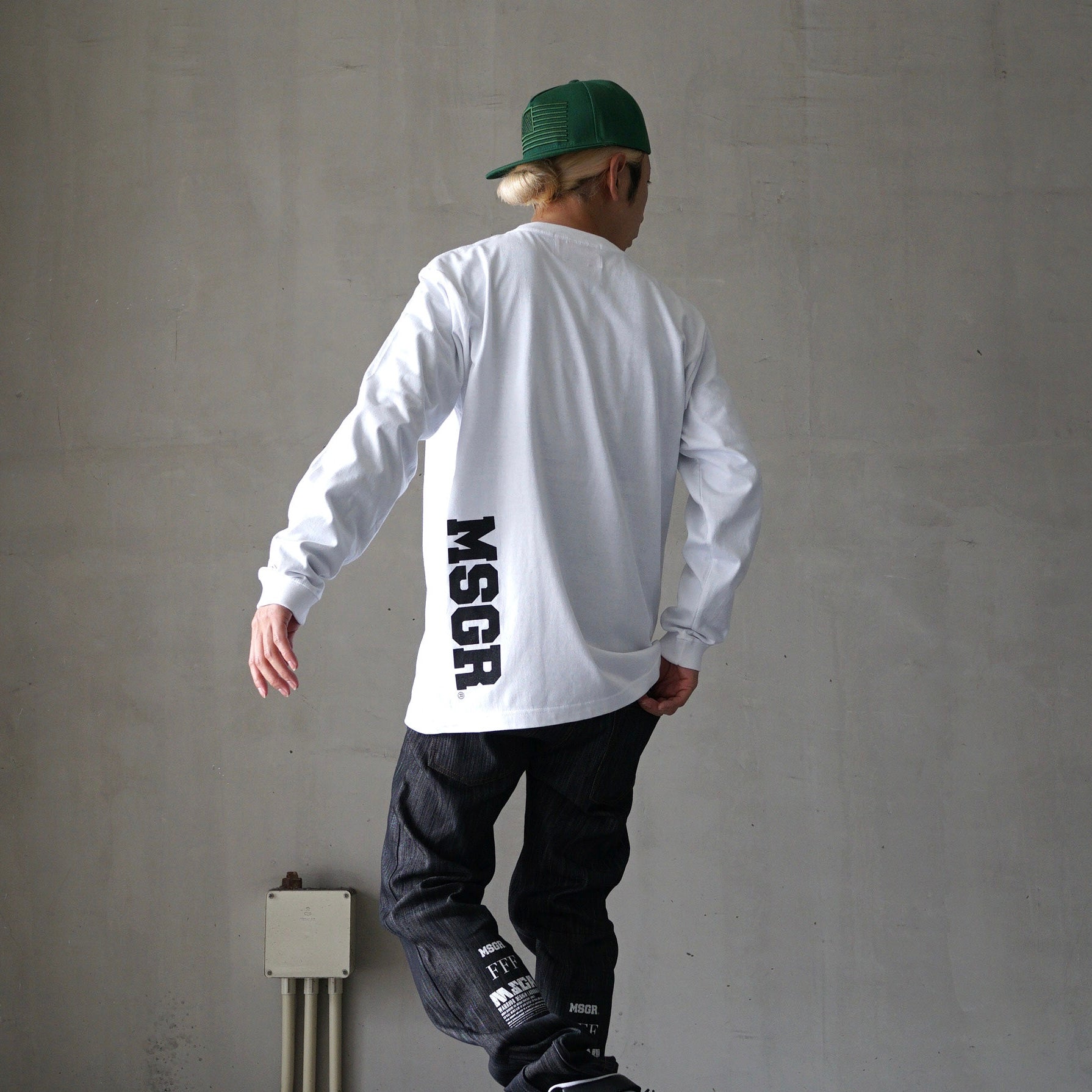 MSGR ロンT / VIRTICAL LOGO LT-BACK – boil FUKUOKA WEB STORE