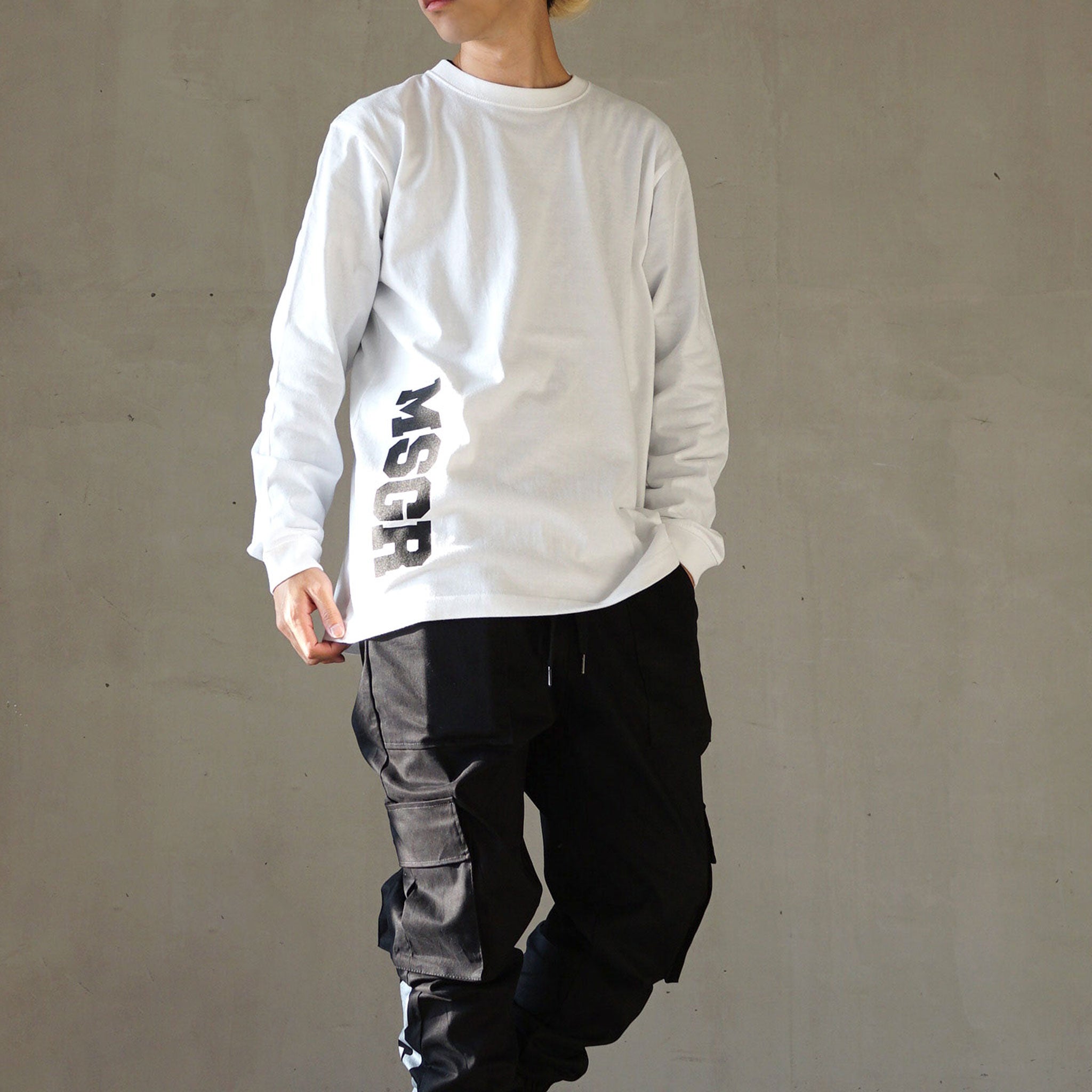 MSGR ロンT / VIRTICAL LOGO LT-FRONT – boil FUKUOKA WEB STORE